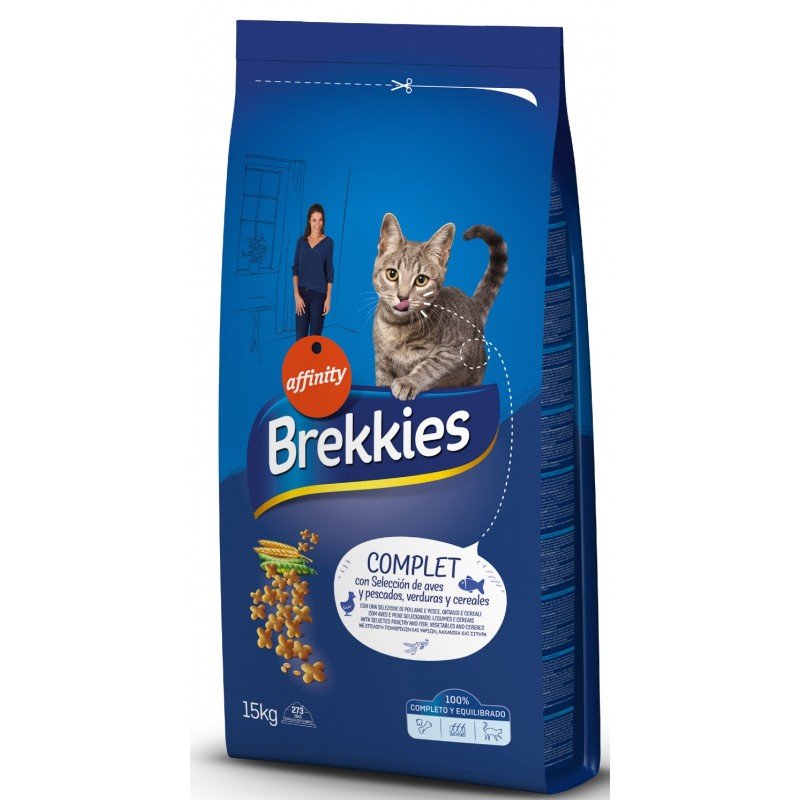 ΞΗΡΑ ΤΡΟΦΗ BREKKIES COMPLETE ΓΙΑ ΓΑΤΕΣ 15KG