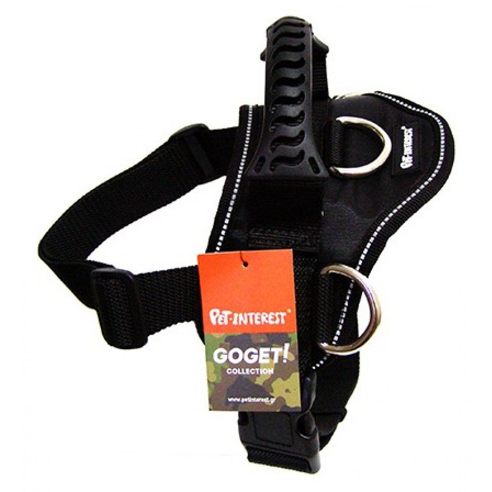ΣΑΜΑΡΑΚΙ GO GET SUPER HARNESS ΜΑΥΡΟ LARGE 80-110CM