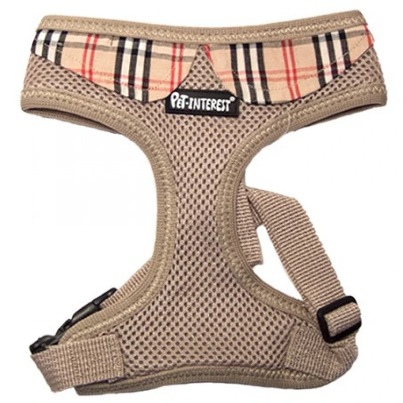 Σαμαράκι Γιλέκο Σκύλου Mesh Harness Light Brown L 20x48-65cm| petshop88