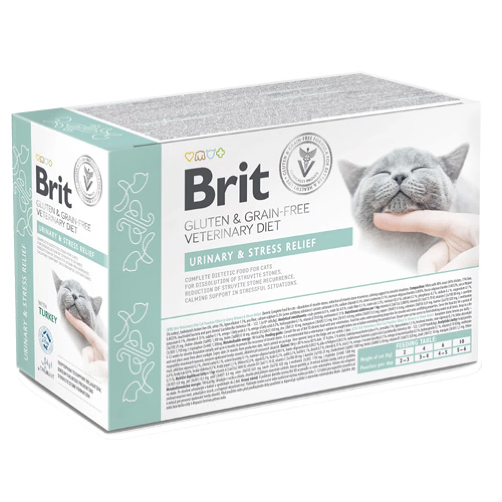 Brit VD Grain Free Cat Fillets in Gravy Urinary & Stress Relief ...