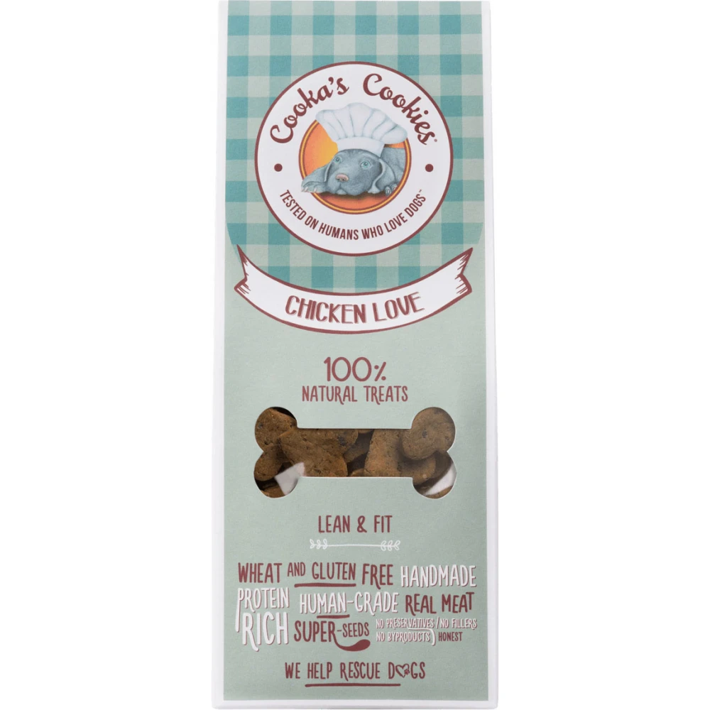 Μπισκότα Σκύλου Cooka's Cookies Chicken Love με Κοτόπουλο 100gr| petshop88