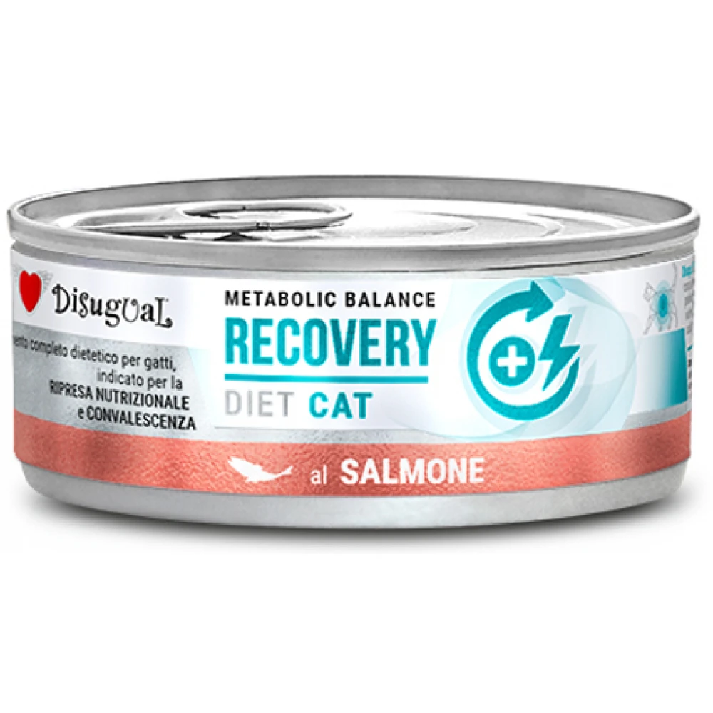 Κλινική Κονσέρβα Γάτας Disugual Diet Cat - Recovery Salmon με Σολομό ...