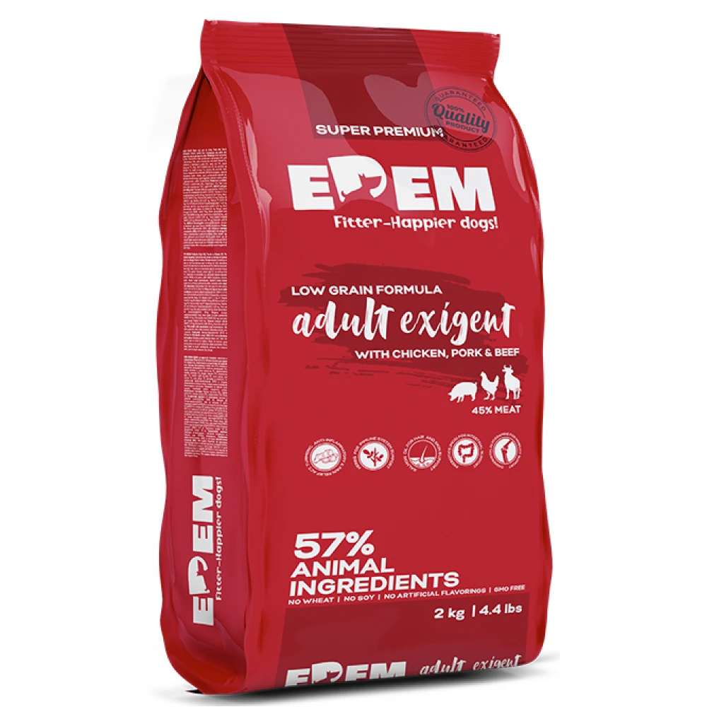 Edem Adult Exigent 2kg + 500gr Δώρο| petshop88