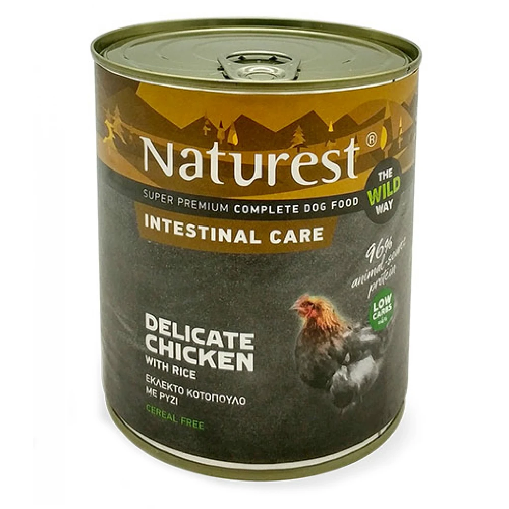 Υγρή Τροφή Σκύλου Naturest Intestinal Care Κοτόπουλο με Ρύζι 800gr ...