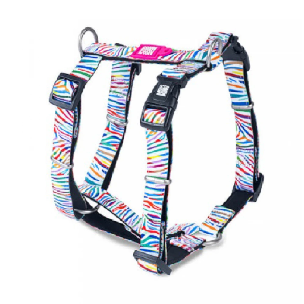 Επιστήθιο Max & Molly Magic Zebra Large 2,5x70-98cm| petshop88