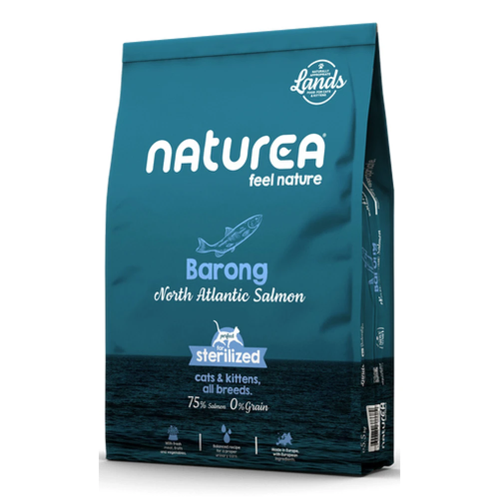 Naturea Lands Barong North Atlantic Salmon 1,6kg| petshop88