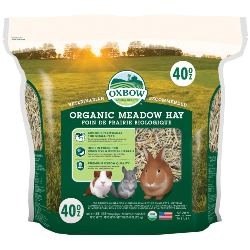 Χόρτο Oxbow Organic Meadow Hay 1,13kg| petshop88