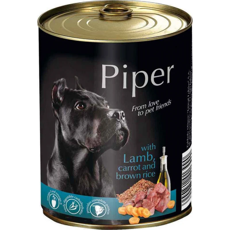 Κονσέρβα Σκύλου Piper Lamb & Carrot (Αρνί & Καρότο) 400gr