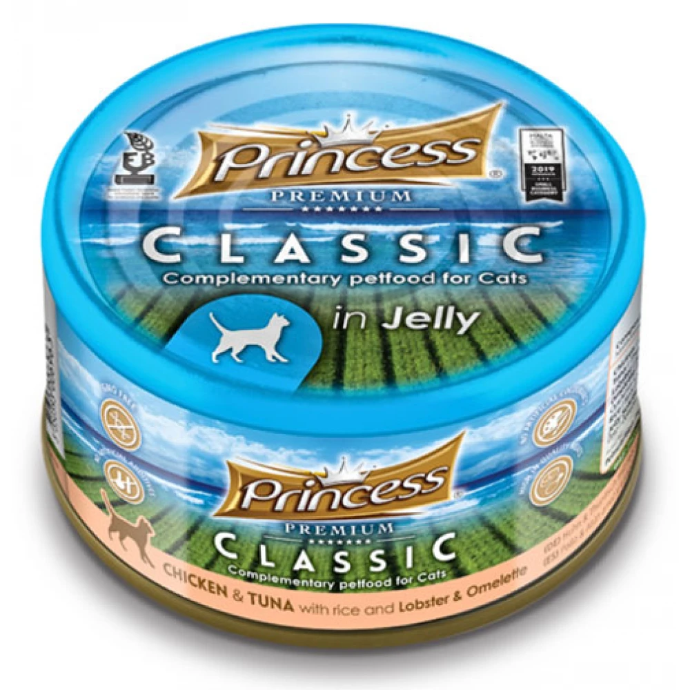 Princess Premium Classic Tuna, Chicken, Lobster & Omelette 170g| petshop88