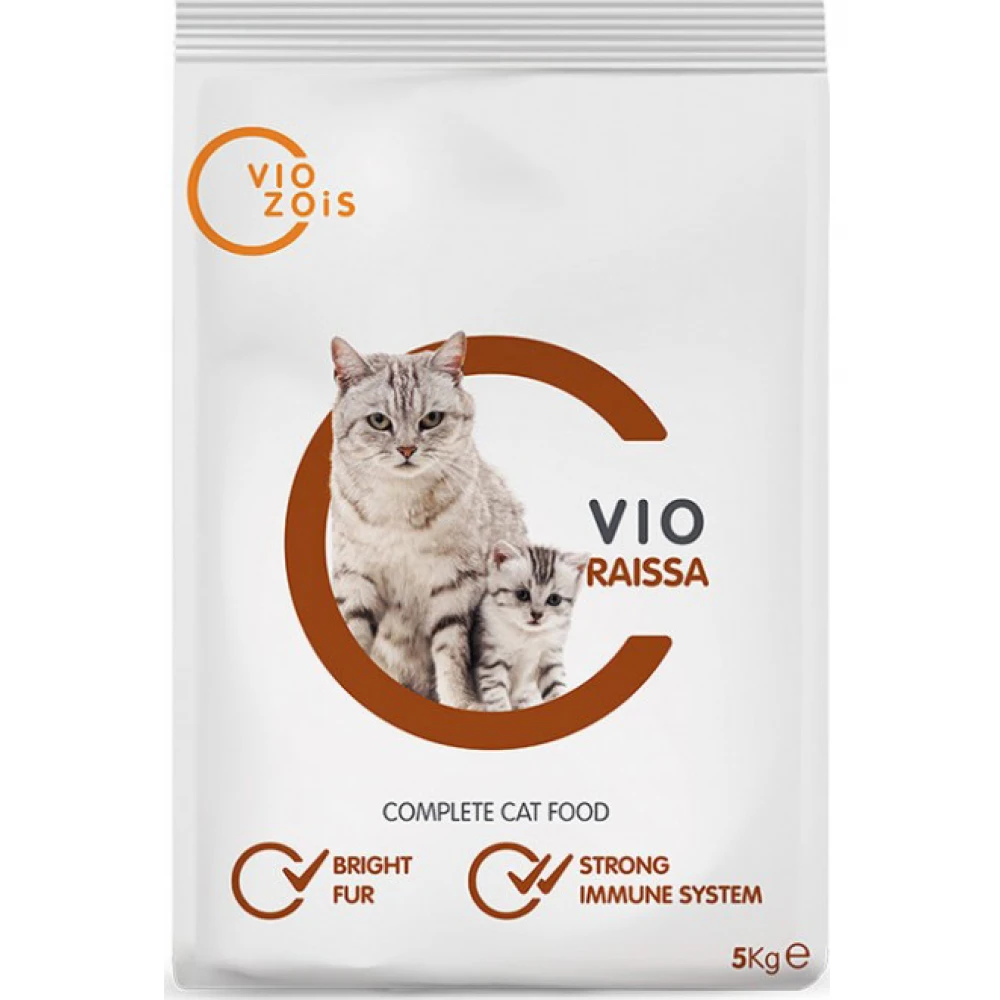 Ξηρά τροφή Γάτας Viozois Vio Raissa 5kg με Κοτόπουλο & Ψάρι| petshop88