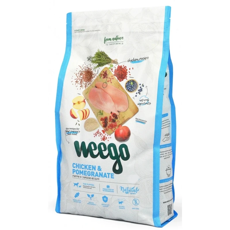 Weego Dog Puppy & Junior Chicken & Pomegranate 3kg| petshop88